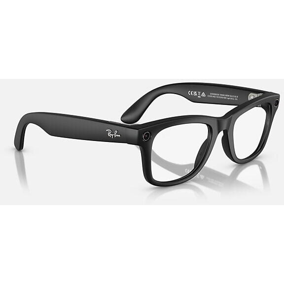 Ochelari Smart Ray-Ban Meta WAYFARER, Marime L, Negru, 32 GB stocare ...