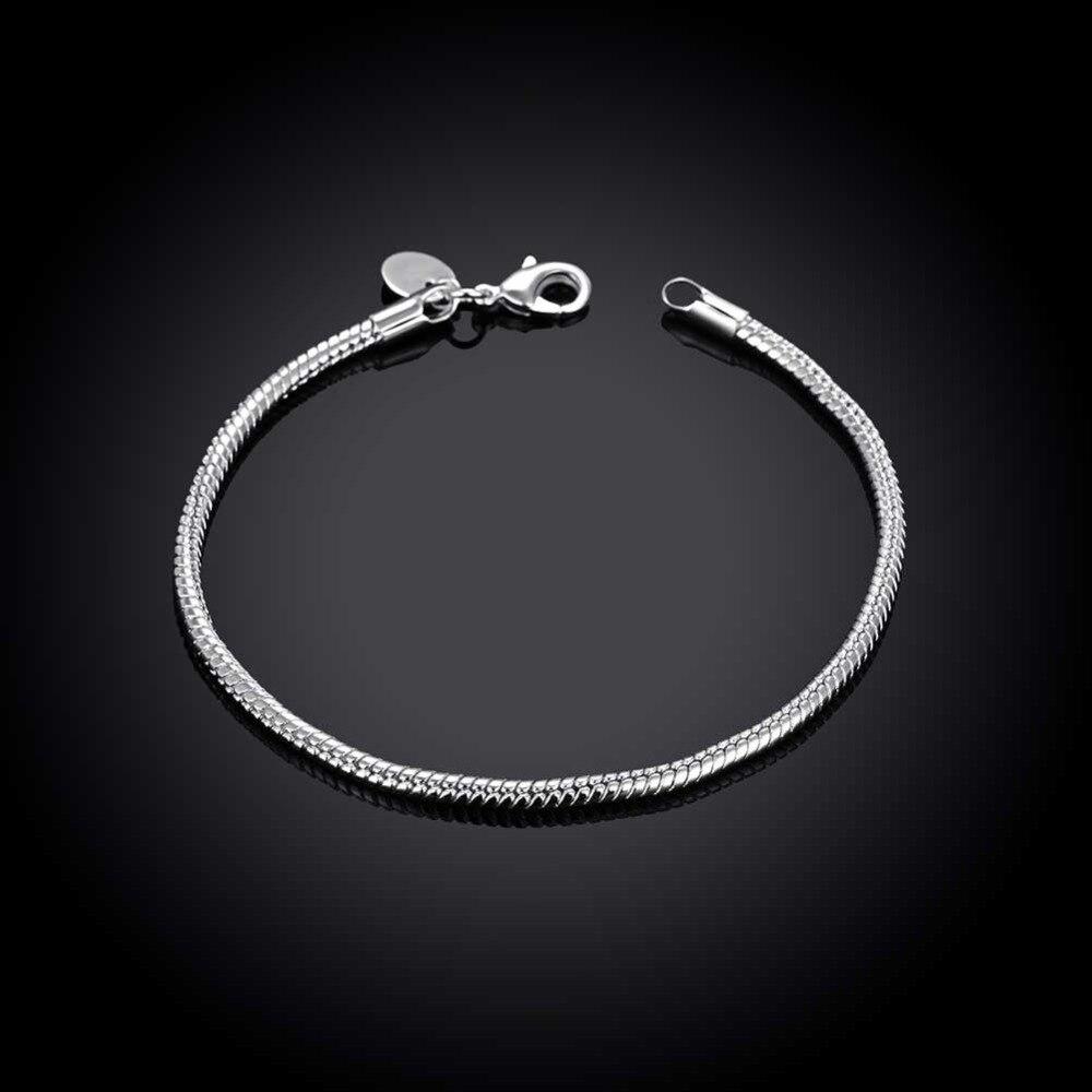 Bratara model Sarpe, din argint, culoare silver - eMAG.ro