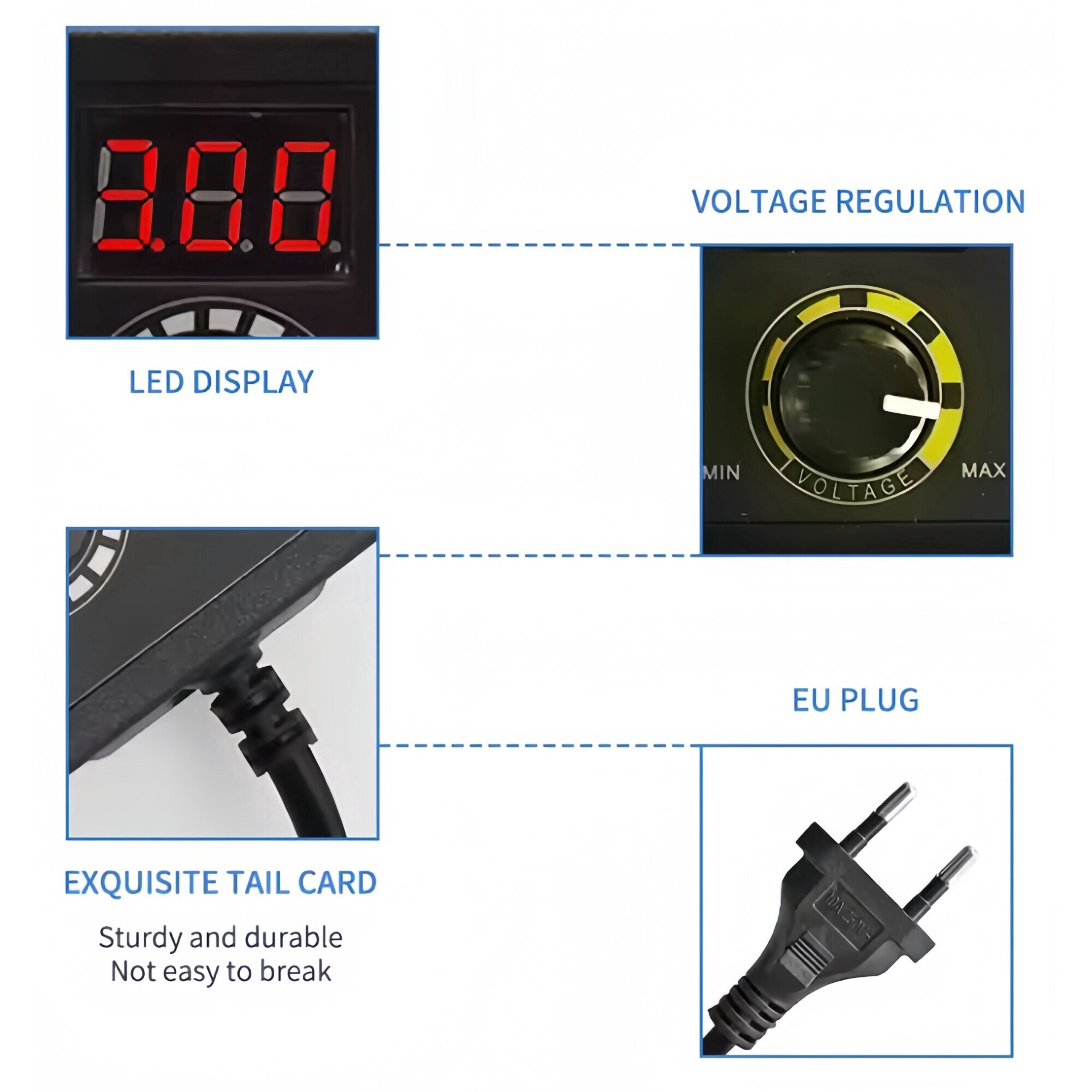 Alimentator Reglabil Universal 3-24V, 3A, LED Afisaj Digital de Voltaj ...