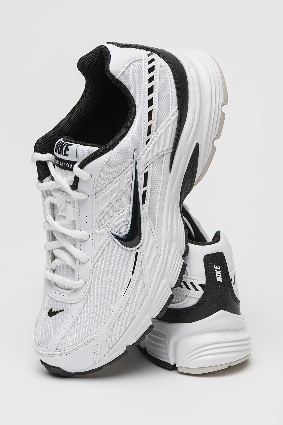 Nike, Pantofi sport cu insertii textile Initiator, Alb, 9.5 - eMAG.ro
