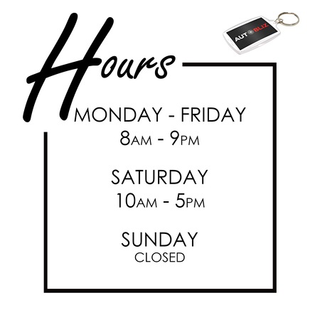 Sticker Orar Program Ore Functionare Negru 20x25CM Cu Breloc Autobliz ...