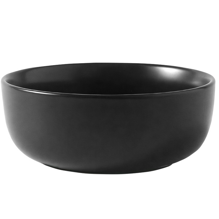 Boluri din portelan 780 ml MG Home Artena boluri negre pentru salata ...