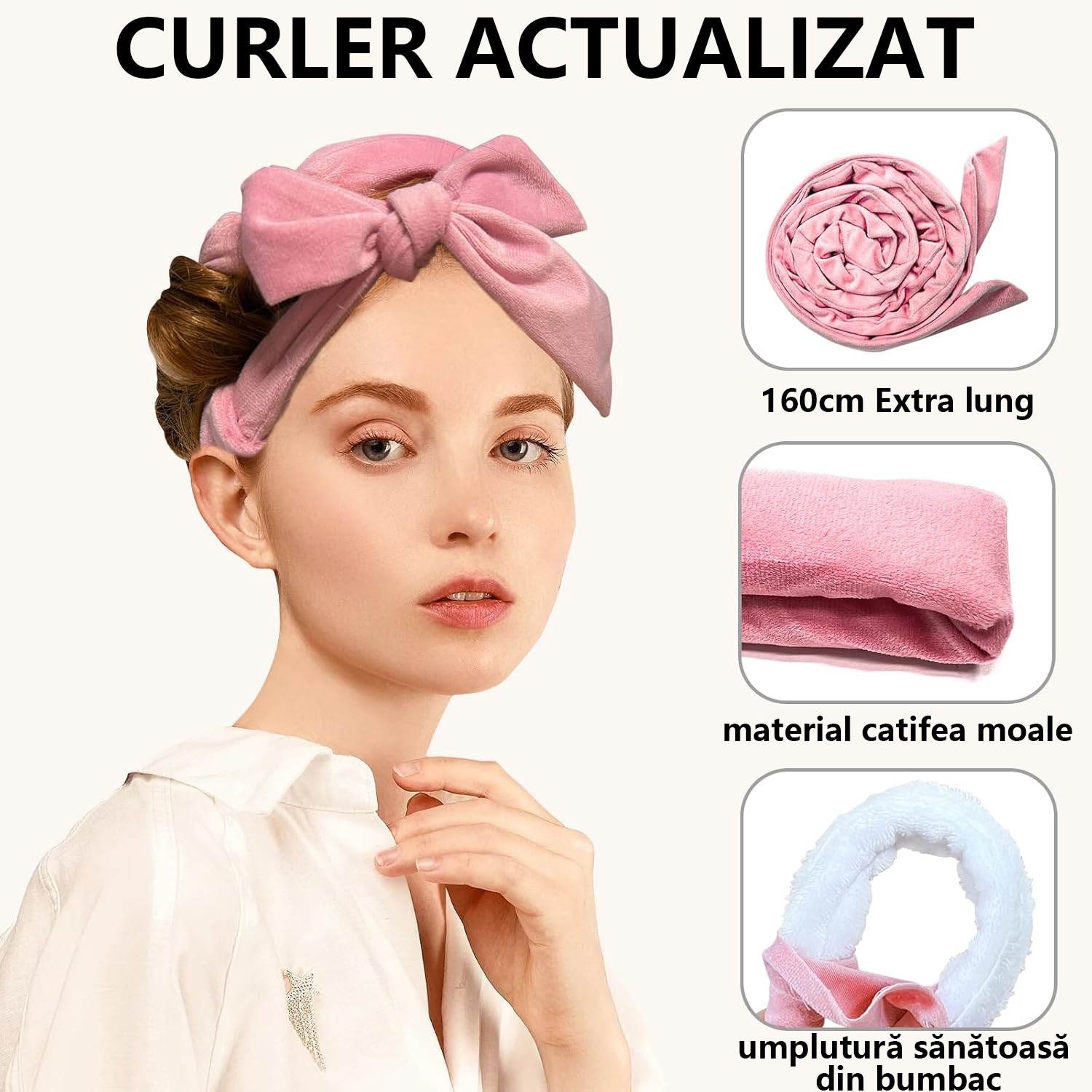 Set 5 Ondulator de Par fara Caldura, Fudisenn®, cu 1 Casca de Dus, 1 ...