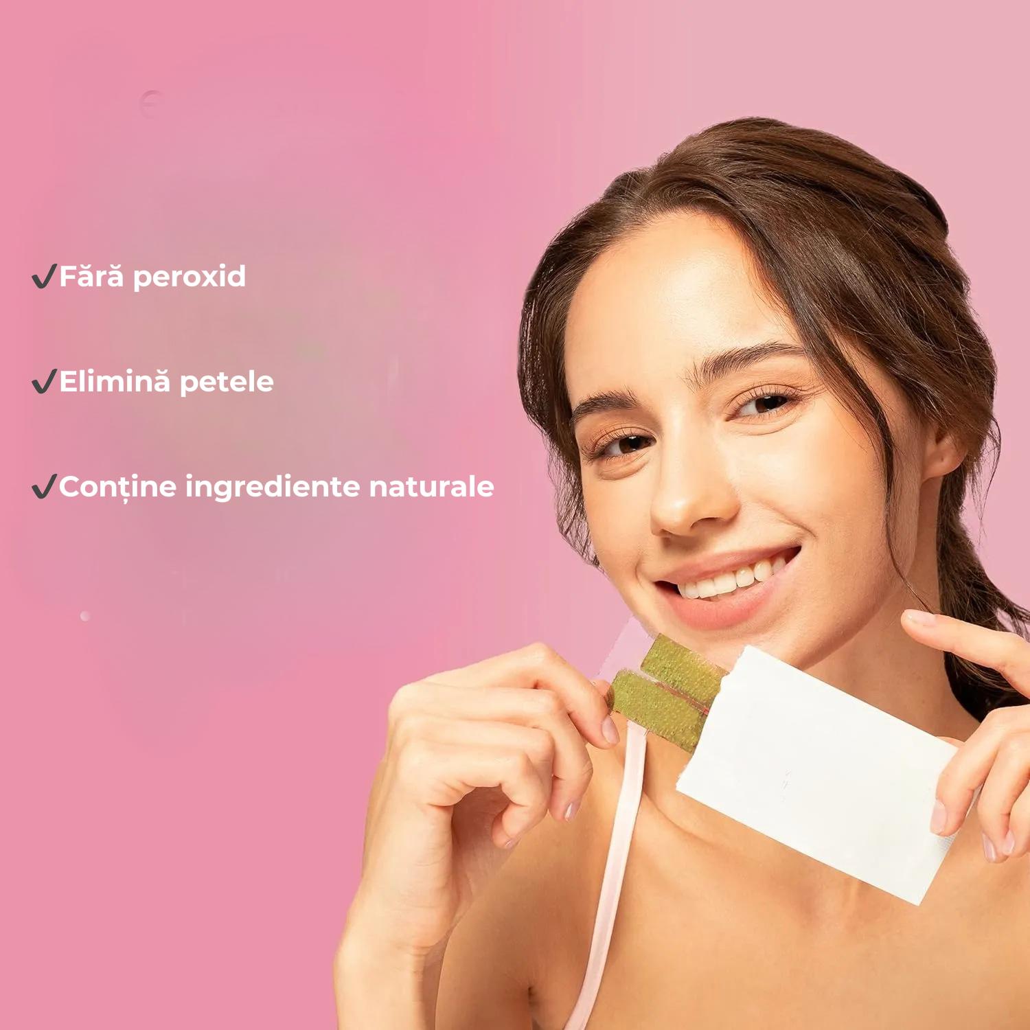 Benzi de albire a dintilor Kit de 14 tratamente,28 benzi, Albitor de ...