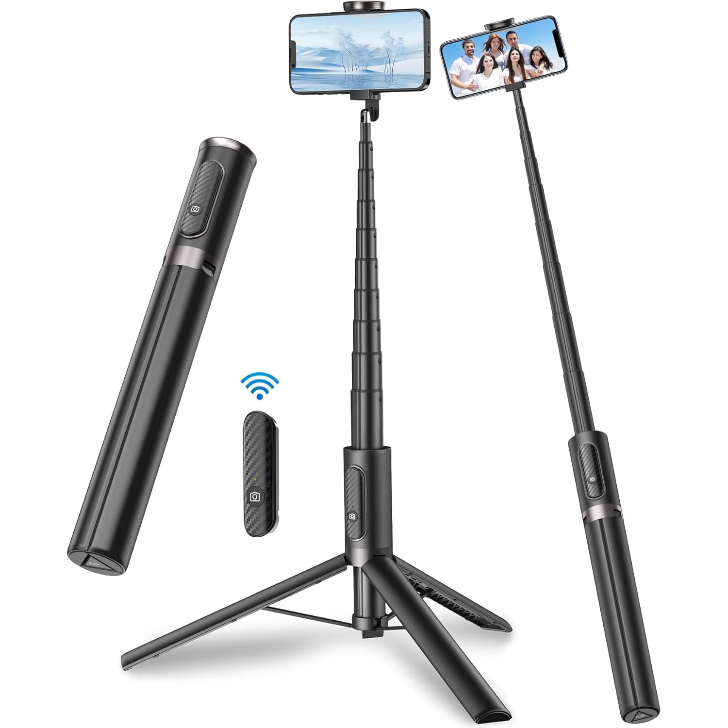 Trepied Foto Telescopic Profesional, Telecomanda Bluetooth, Universal ...