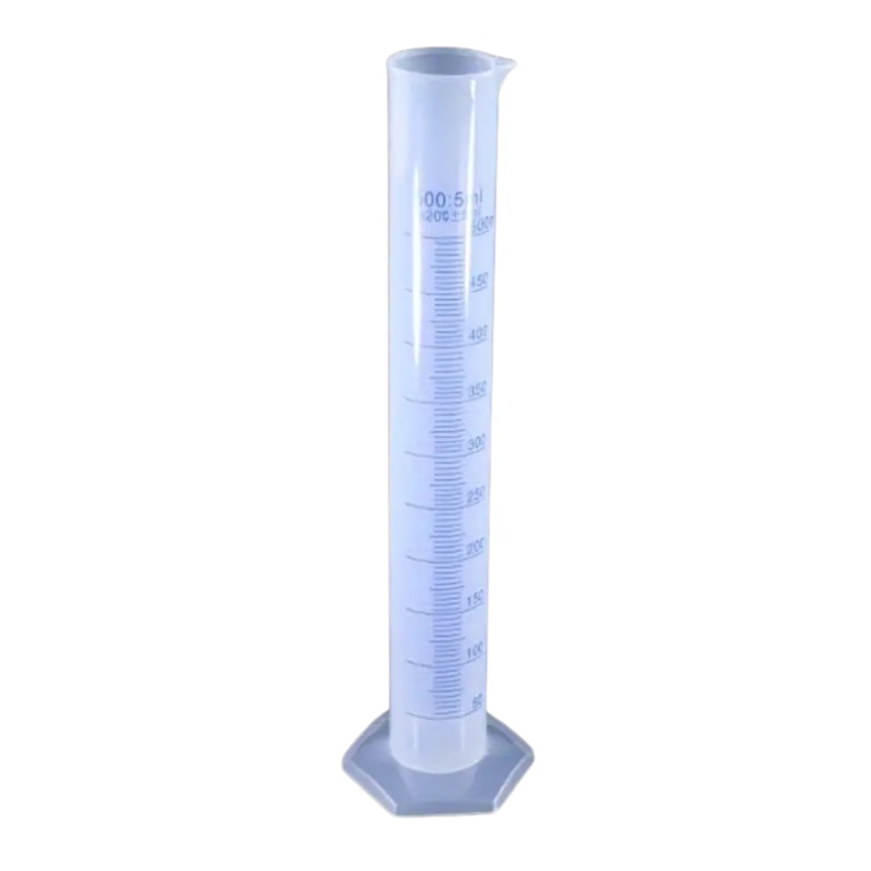 Cilindru de masurare gradat pentru diverse aplicatii, 500 ml, plastic ...