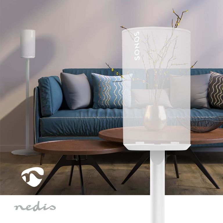Stand de podea fix pentru difuzor Sonos® Era100, Max 3 kg, alb - eMAG.ro