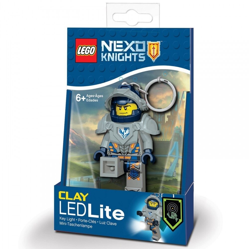 Breloc LEGO Minifigurina Cu Lanterna Nexo Knights Clay - eMAG.ro