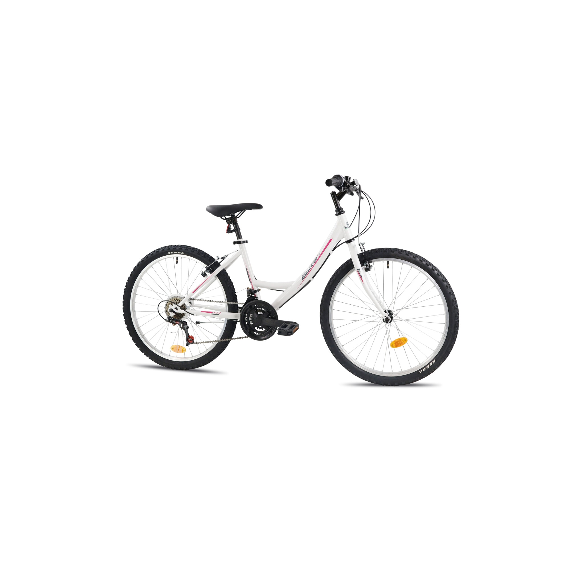 Bicicleta TRK 24 inch, 6 viteze, Alb - eMAG.ro