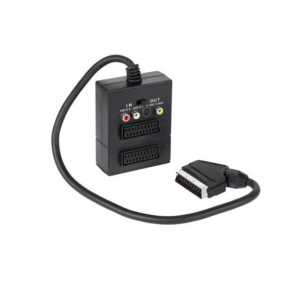 Adaptor Scart box 2 cai - eMAG.ro