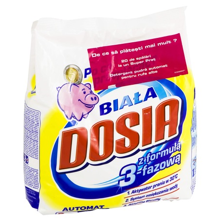 Detergent Automat Dosia pudra pentru rufe albe, 2Kg - eMAG.ro