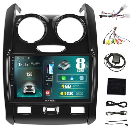 Navigatie Dacia Duster ( 2012 - 2019 ) dedicata Android 13 si Carplay ...