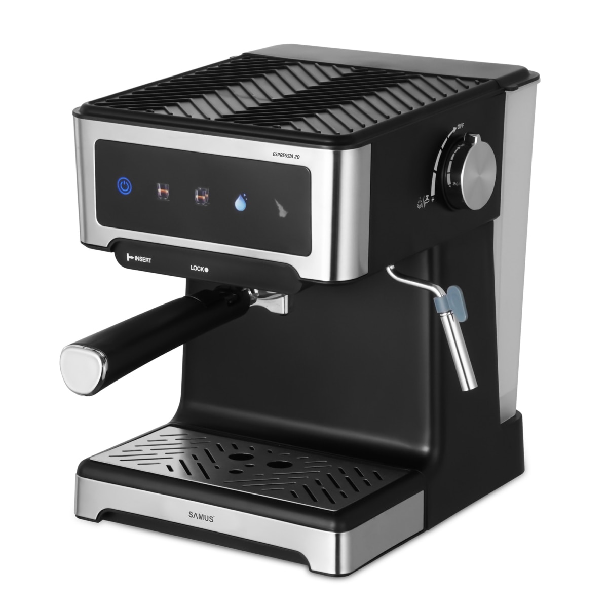 Espressor Samus Espressia 20, 20 bari, Putere 1150 W, Rezervor de apa ...