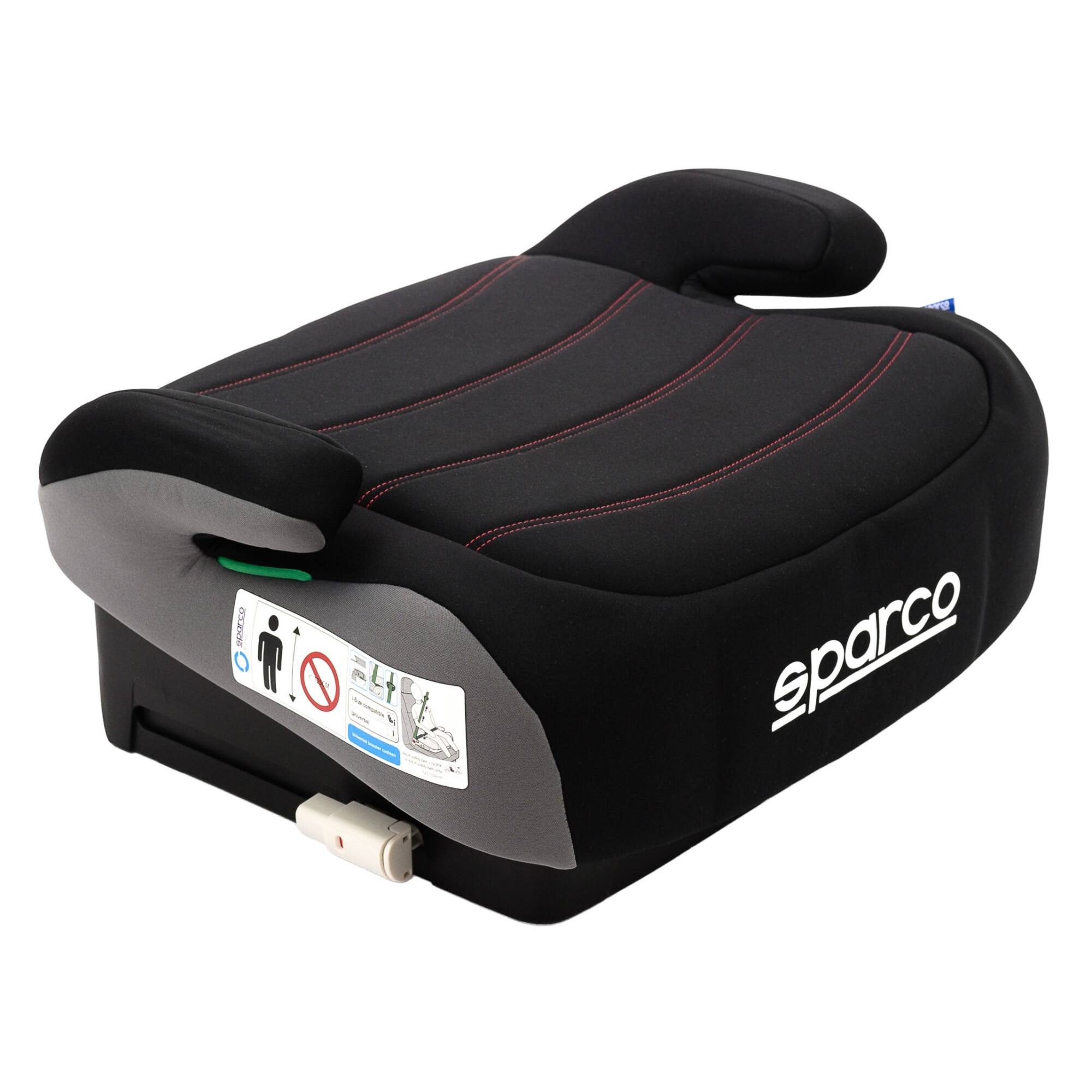 Inaltator auto, Sparco, 125-150cm, negru/gri, cu husa detasabila - eMAG.ro