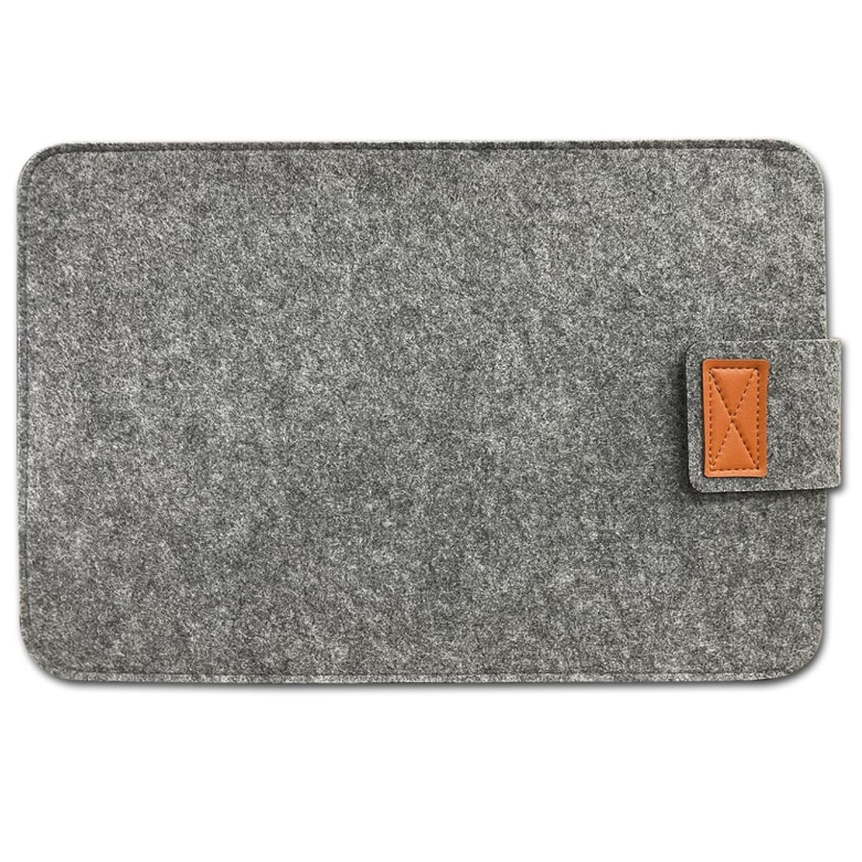 Husa laptop 15 inch, gri antracit, material pasla, protectie impotriva ...