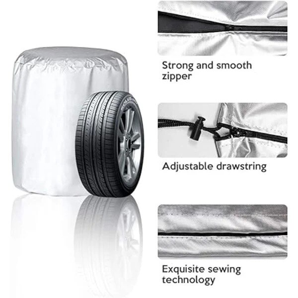 Husa auto impermeabila pentru 4 anvelope, 73x110cm, pentru jeepuri ...