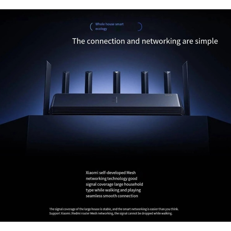 Router Xiaomi BE7000: WiFi 7 Tri-Band Power, Mesh, VPN, 1GB RAM, 1x USB ...