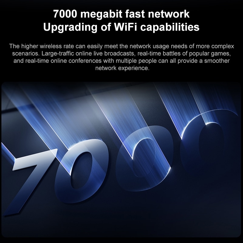 Router Xiaomi BE7000: WiFi 7 Tri-Band Power, Mesh, VPN, 1GB RAM, 1x USB ...