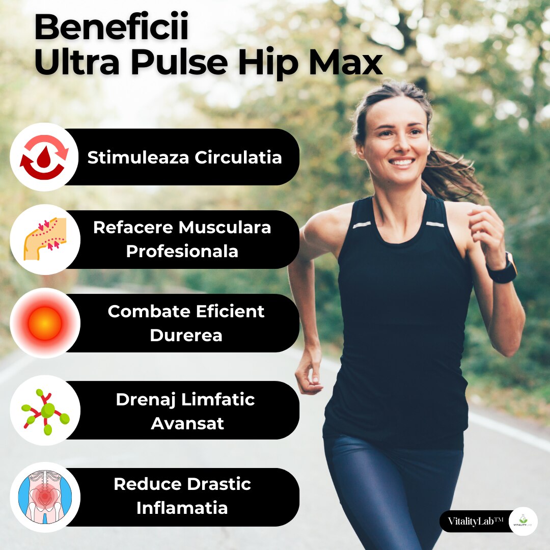 Aparat masaj solduri wireless Ultra Pulse Hip Max Vitality Lab ...