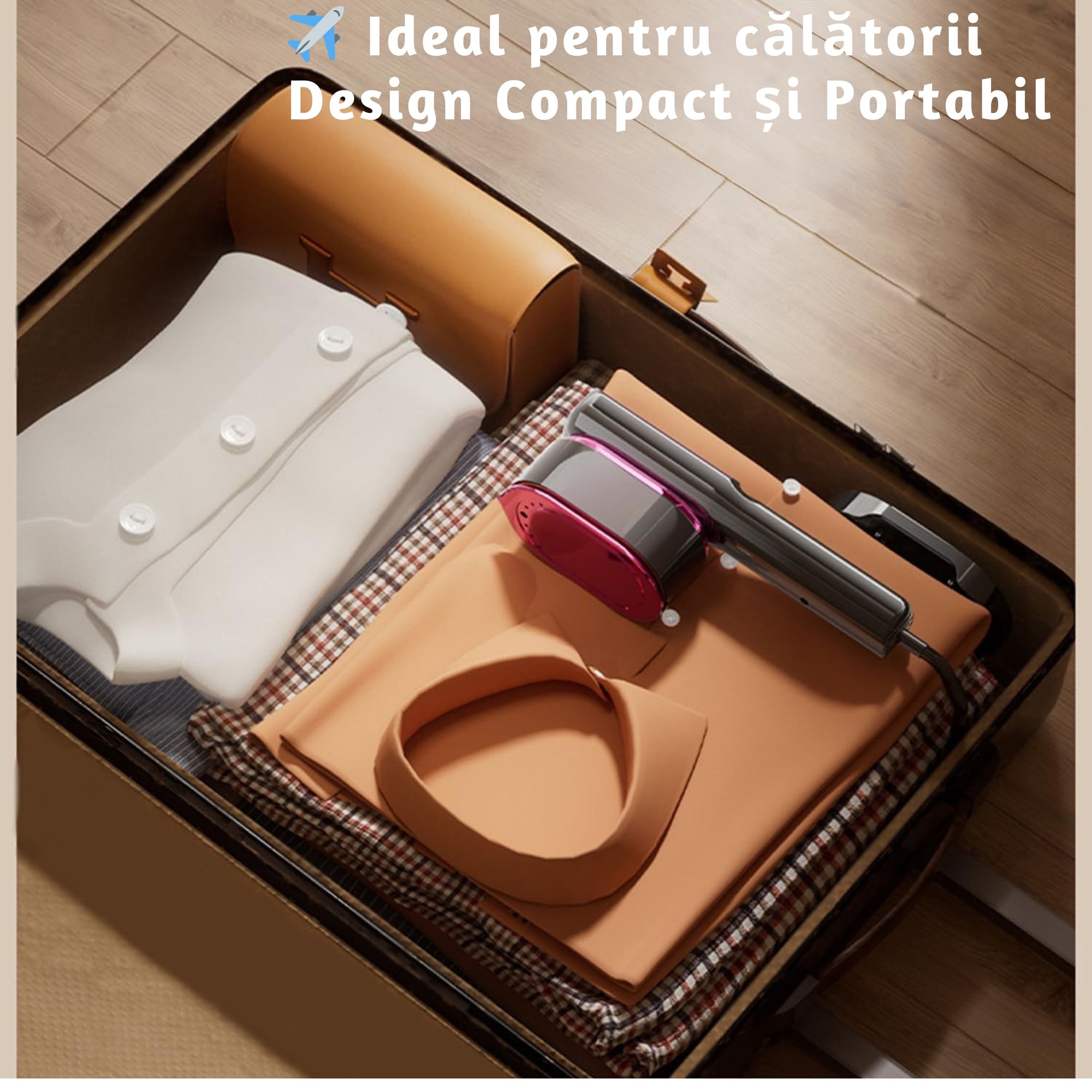 Aparat de calcat 5 in 1 cu Abur ESL by Essential Level®, Vertical si ...