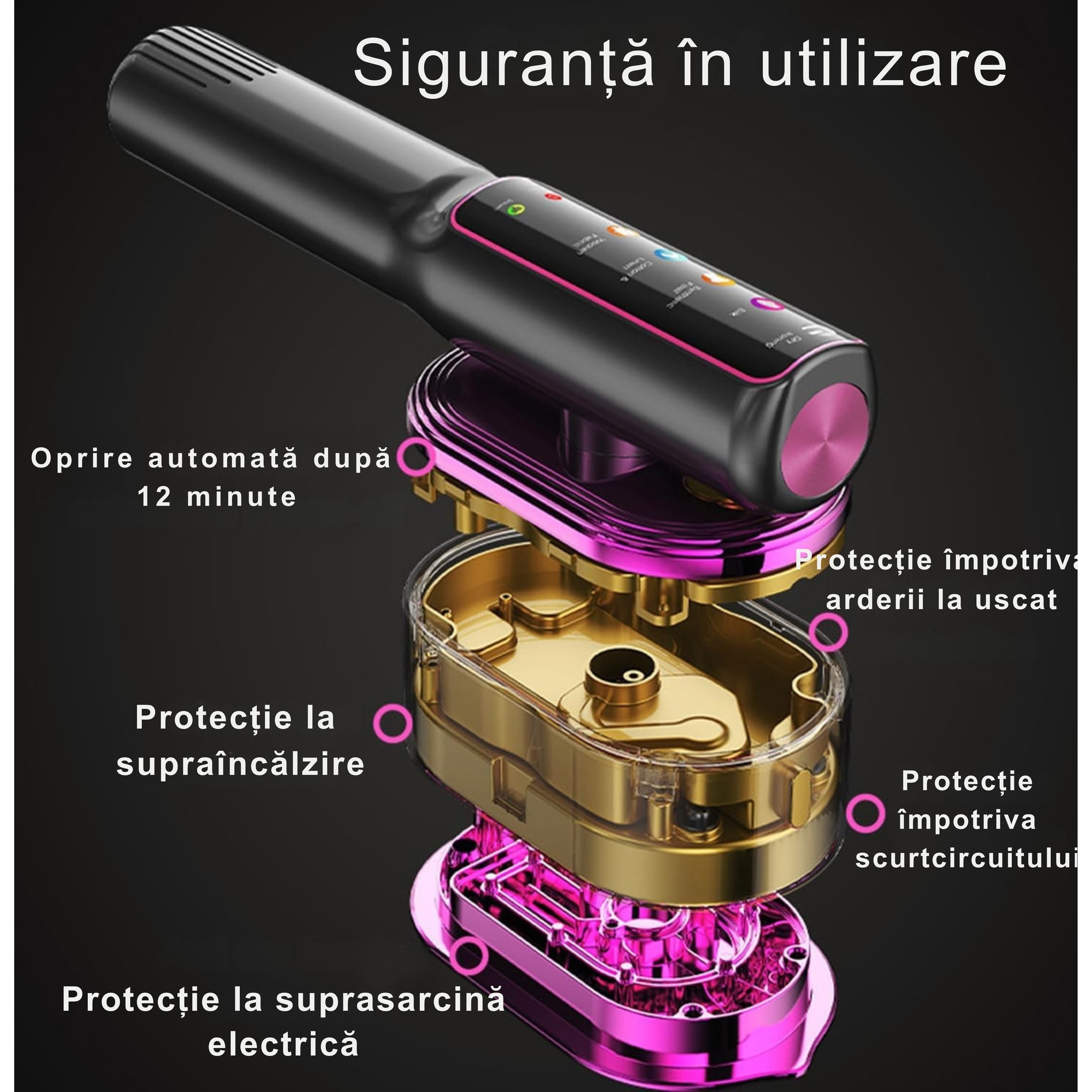 Aparat de calcat 5 in 1 cu Abur ESL by Essential Level®, Vertical si ...