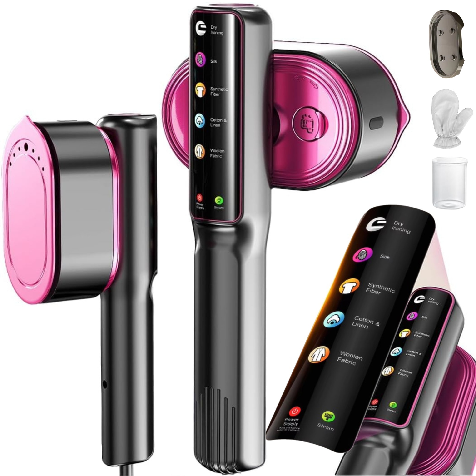 Aparat de calcat 5 in 1 cu Abur ESL by Essential Level®, Vertical si ...