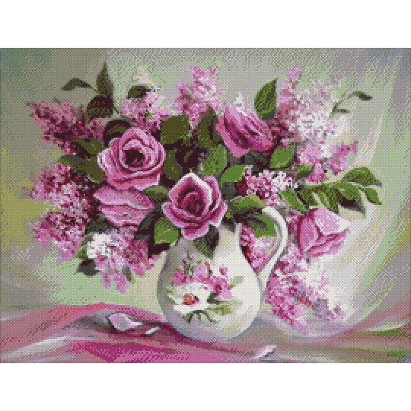 Roz si roze - kit goblen cu diagrame - eMAG.ro