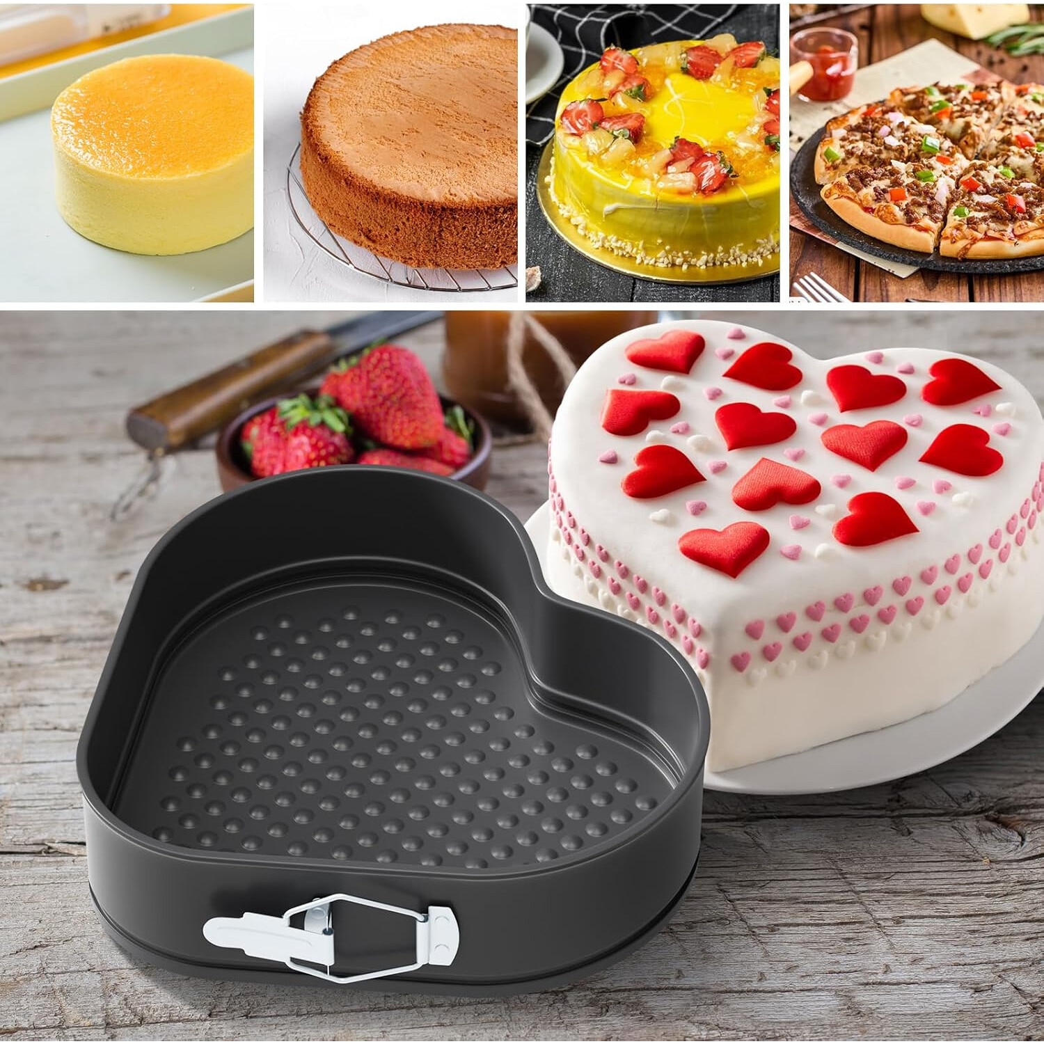 Tavi copt, Hokitpro, Set de Tavi pentru Prajituri Springform de 3 ...
