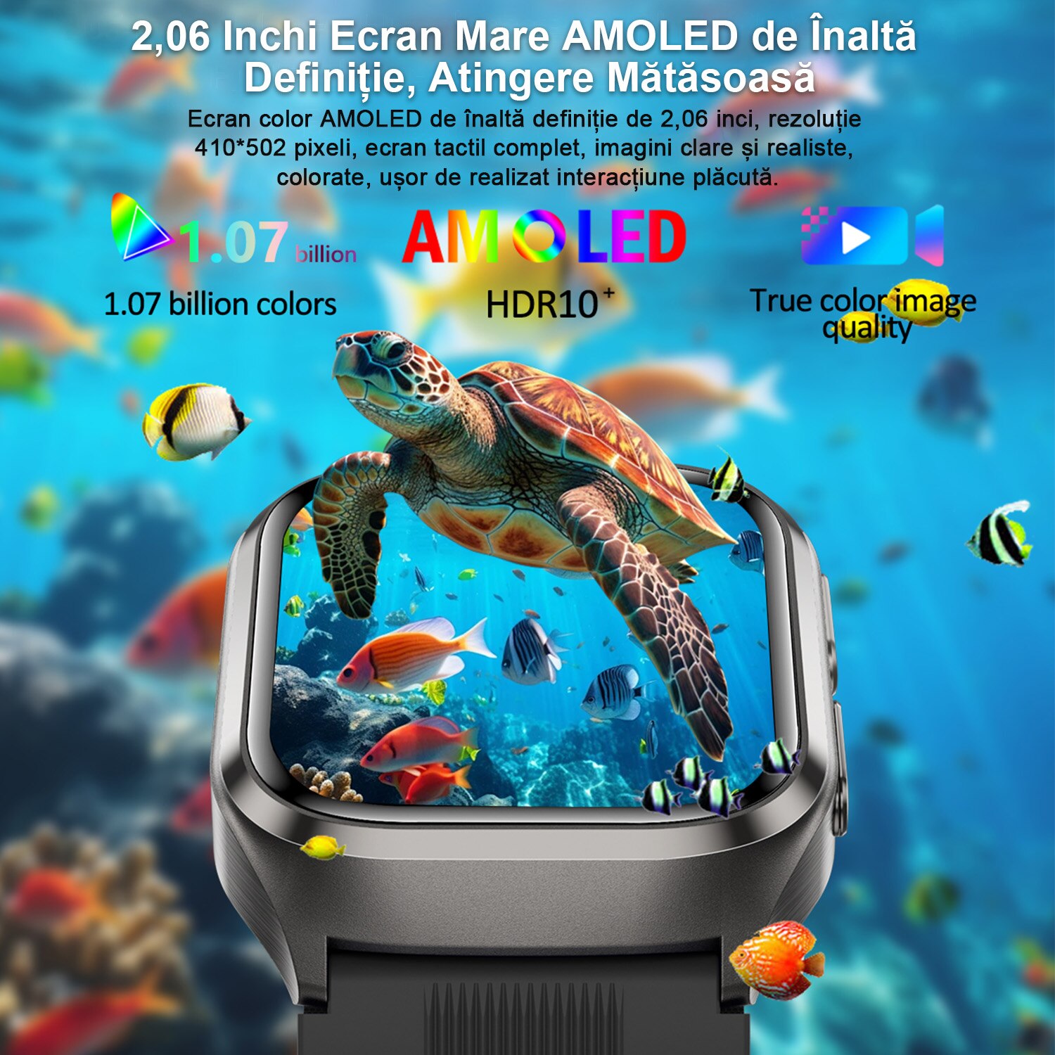 Ceas Smartwatch Dama NAIXUES®, Airbagul cu Pompa de Aer Masoara cu Precizie Tensiunea Arteriala ...