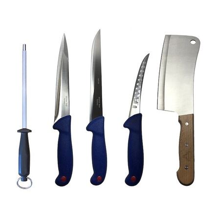 Set profesional de macelarie, transat, injunghiat, dezosat, filetat ...