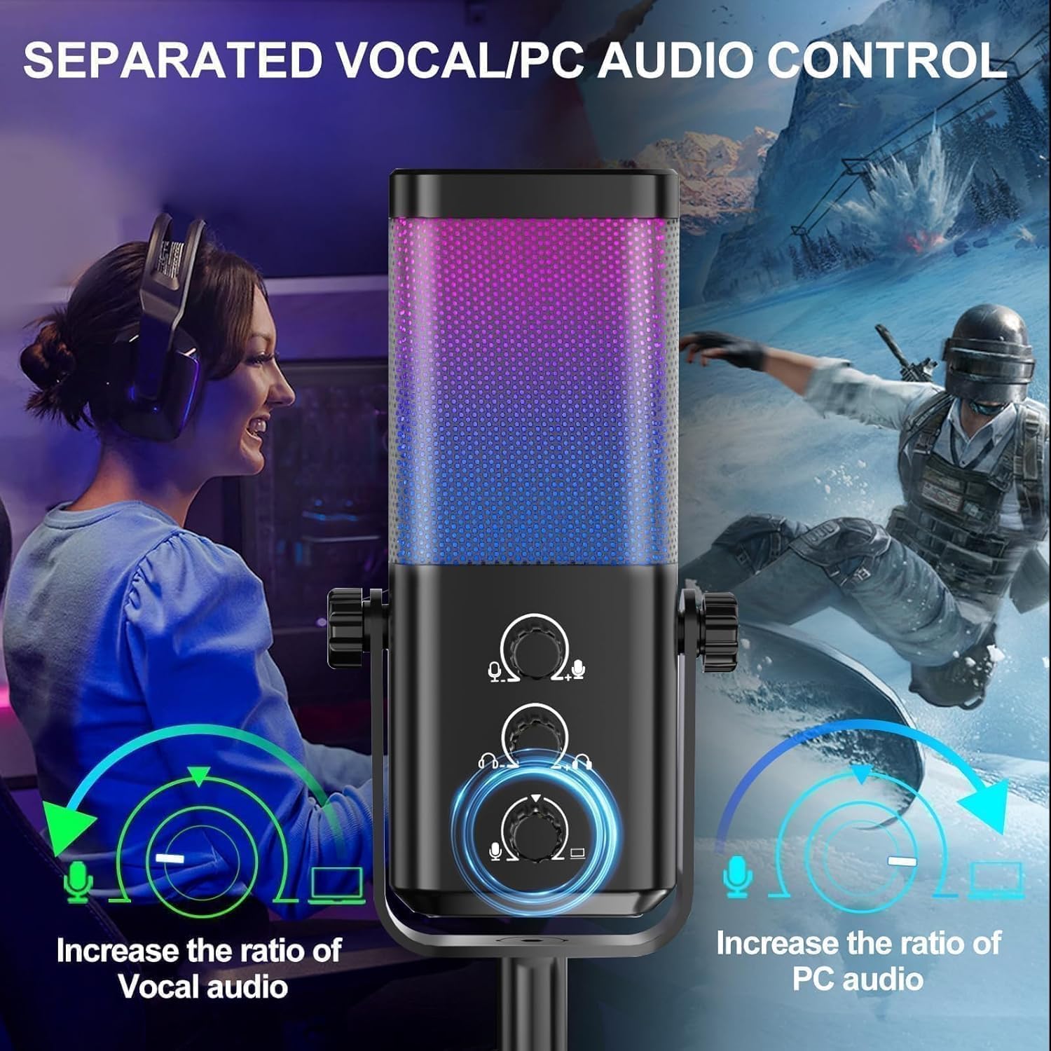 Microfon condensator Profesional, Socodox, reducere zgomot fundal ...