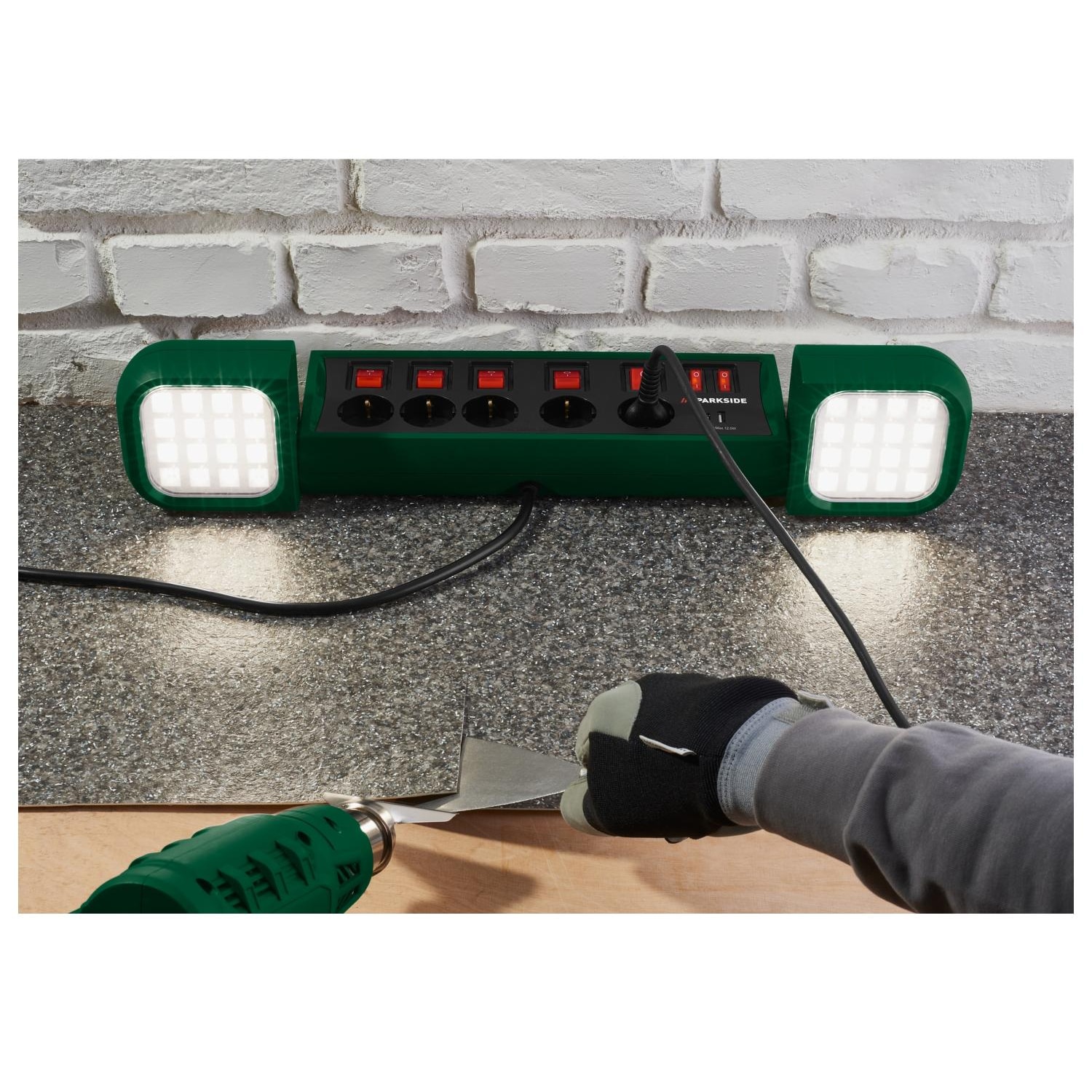 Lampa de lucru cu multipla PARKSIDE PASD 3680 A1, LED - eMAG.ro