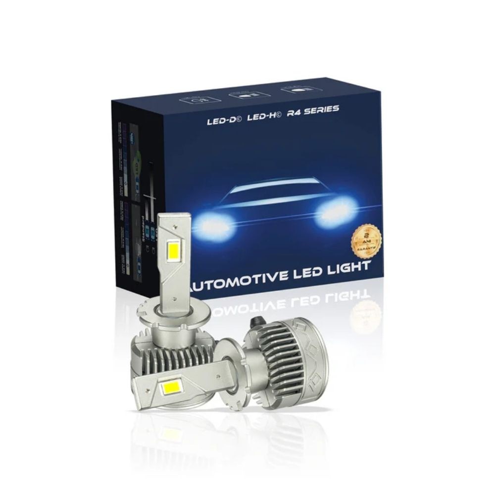 Set 2 Becuri auto, Kit LED D2S LED-D© 6000k 10000 lumeni 70W / set ...