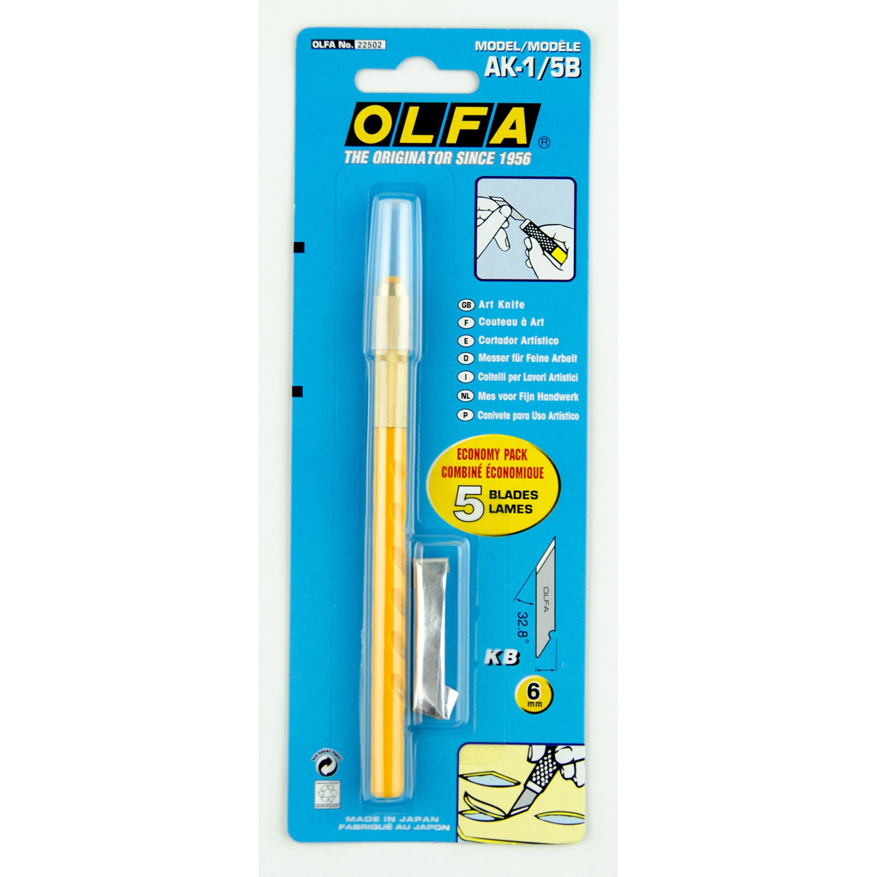 Cutit pentru taieturi fine, modelism AK-1/5B - OLFA - eMAG.ro