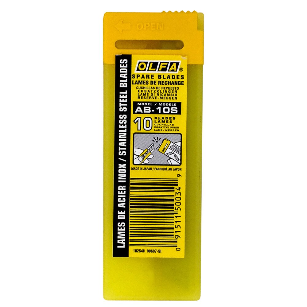 Set de 10 bucati lame inox de 9 mm - AB-10S - OLFA - eMAG.ro
