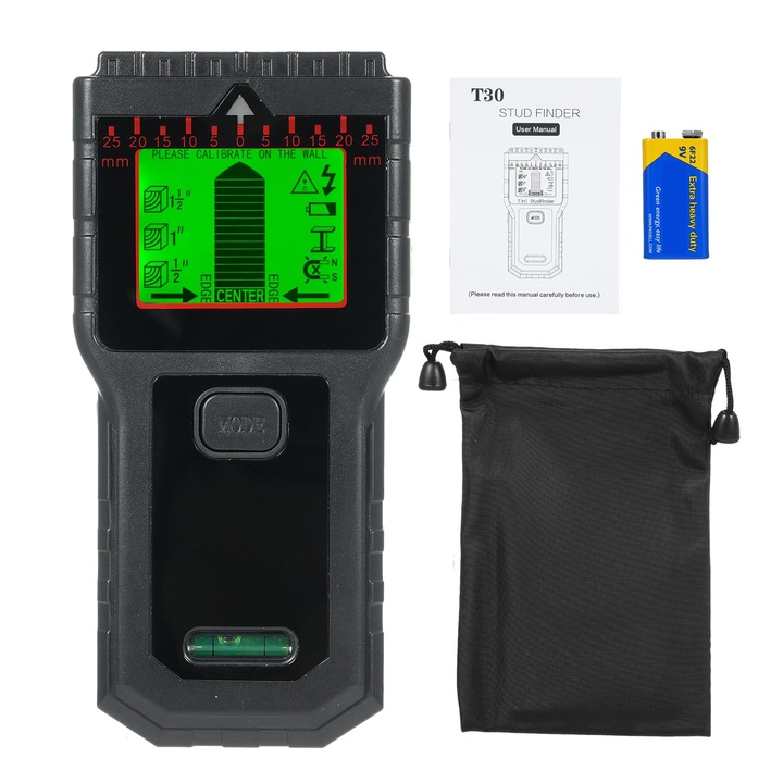 Detector de cabluri electrice 7-in-1，SHIJOOE®，Calibrare Automata ...