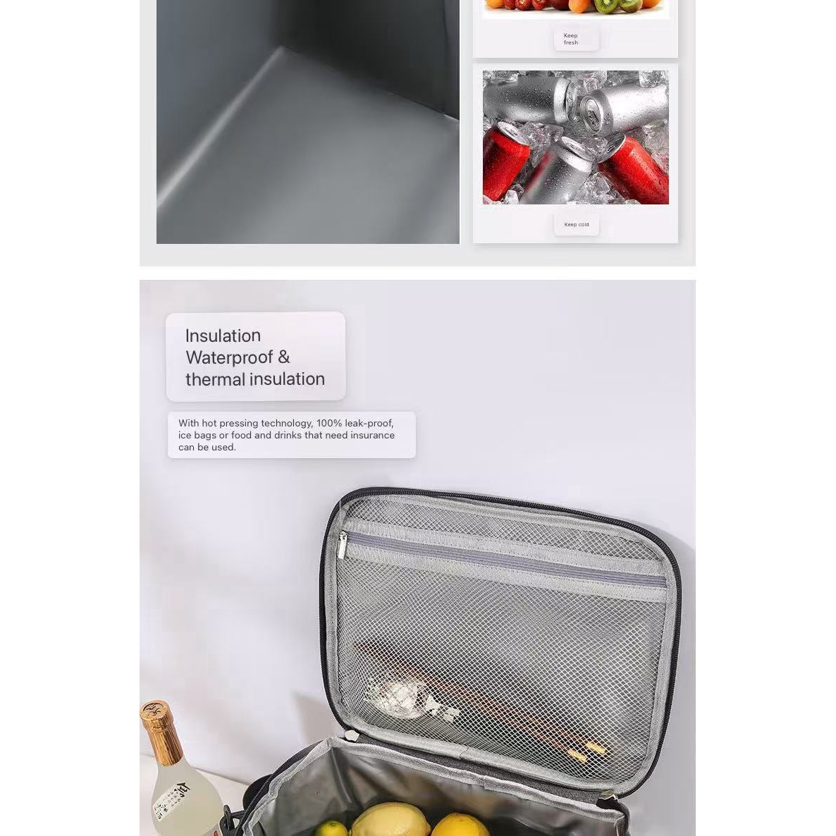 Geanta Mare pentru Pranz, Geanta termoizolanta, Geanta Frigider pentru ...