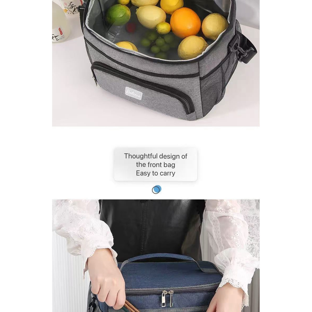 Geanta Mare pentru Pranz, Geanta termoizolanta, Geanta Frigider pentru ...