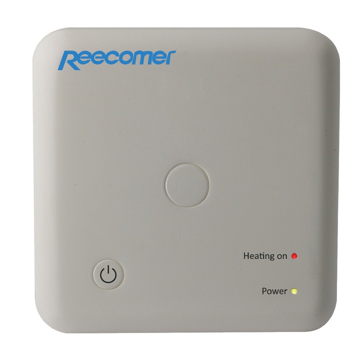 Termostat de ambient, Reecomer, programabil, Wi-fi, compatibil cu orice centrala termica, pentru ...