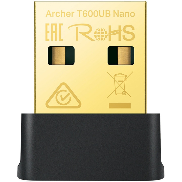 Adaptor Wireless si Bluetooth TP-Link Archer T600UB Nano, AC600, Dual ...