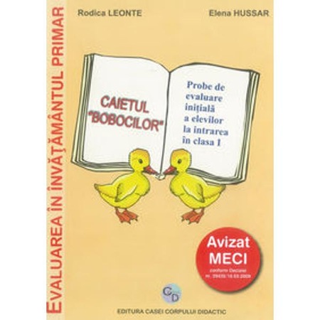 Caietul Bobocilor - Rodica Leonte, Elena Hussar - eMAG.ro