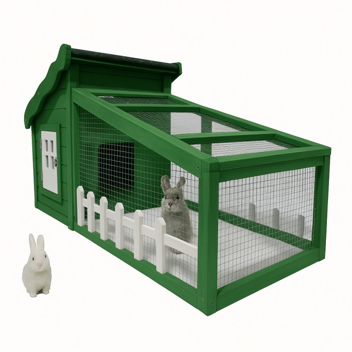 Cusca pentru iepuri si gaini, BUNTZ, 142.5 x 60 x 53 cm, Lemn / Metal ...