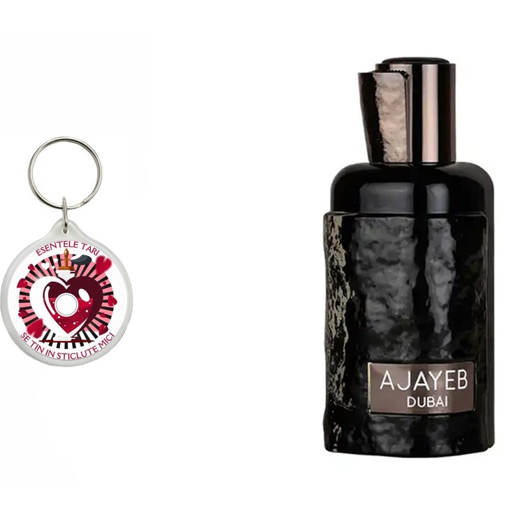 Set Apa de Parfum Ajayeb Dubai, Lattafa, Unisex 100ml Parfum arabesc si ...