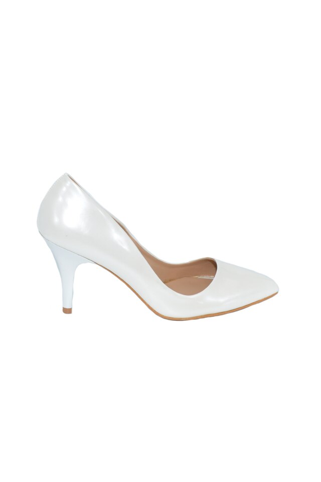 Pantofi tip stiletto ,varf ascutit, ,D&J Exclusive,Ivoire, 37 EU - eMAG.ro