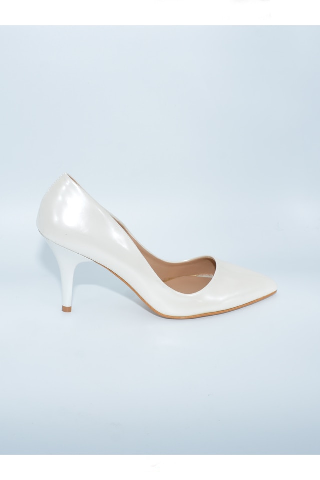 Pantofi tip stiletto ,varf ascutit, ,D&J Exclusive,Ivoire, 37 EU - eMAG.ro