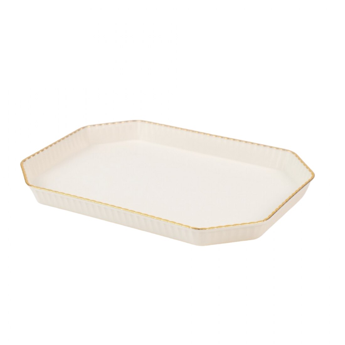 Tava Servire, Blusmart, Dreptunghiulara, Plastic, Bej, 20.5x14.8x1.7 cm ...