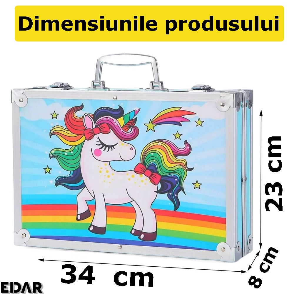 Set EDAR De Pictura Si Desen, Trusa Creativa, 145 De Piese, Pentru ...