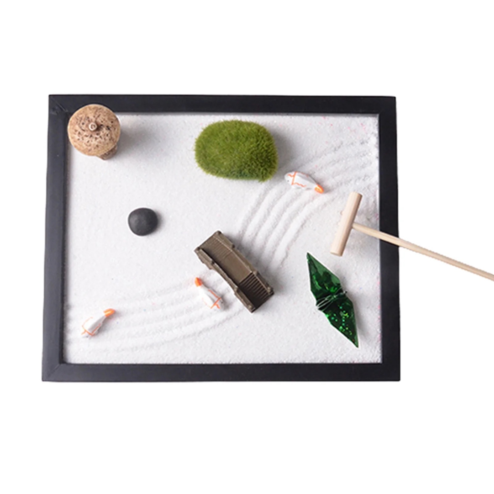 Set de ornamente pentru masa cu nisip, decor Zen, imbunatatirea ...