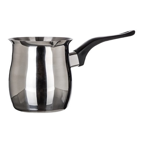 Ibric de cafea, Akcent, Otel Inoxidabil, 970 ml, Maner Plastic Black ...