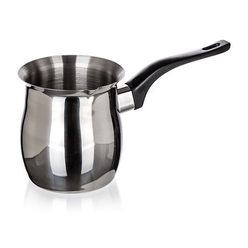Ibric de cafea, Akcent, Otel Inoxidabil, 970 ml, Maner Plastic Black ...
